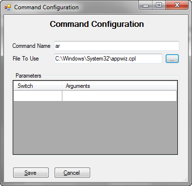 Create custom Windows Run Commands with Run Manager